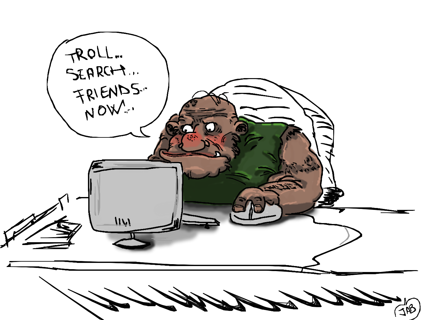 Internet Troll by jabd on DeviantArt