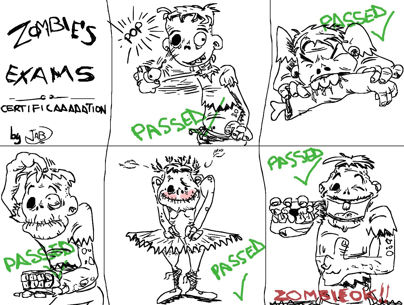 Zombie test by jabd on DeviantArt