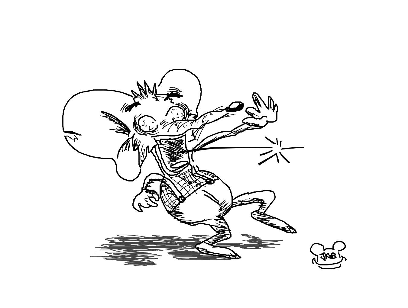 Mouse scared by jabd on DeviantArt