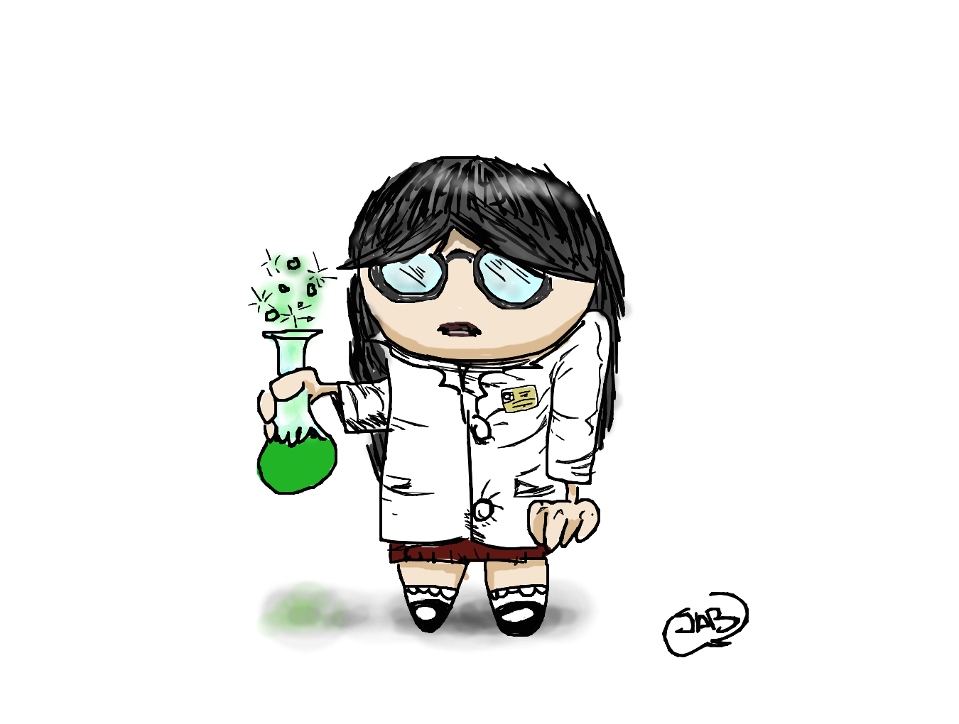 Scientist girl by jabd on DeviantArt