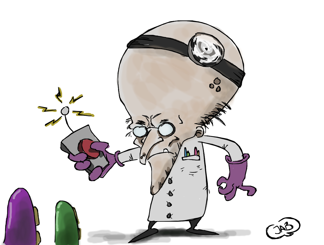 Mad scientist by jabd on DeviantArt