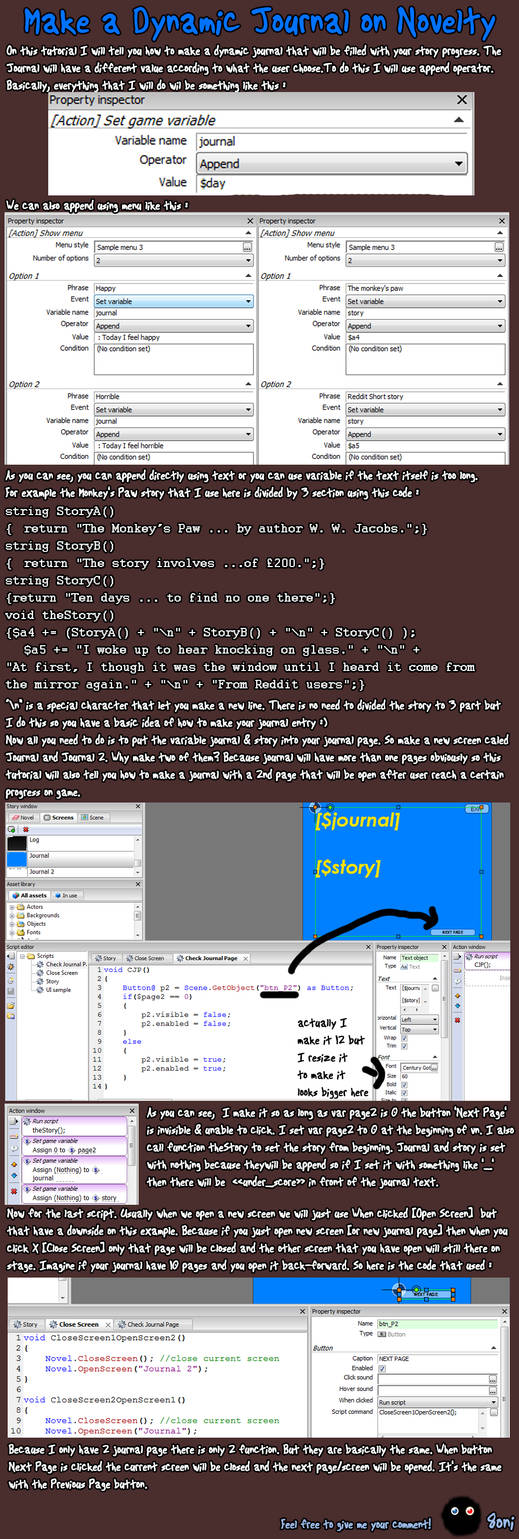 Make A Dynamic Journal Novelty By 8oni On Deviantart