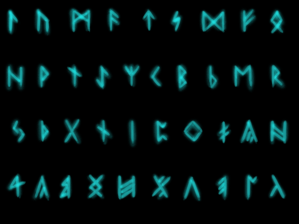 Glowing runes by Boginoid on DeviantArt