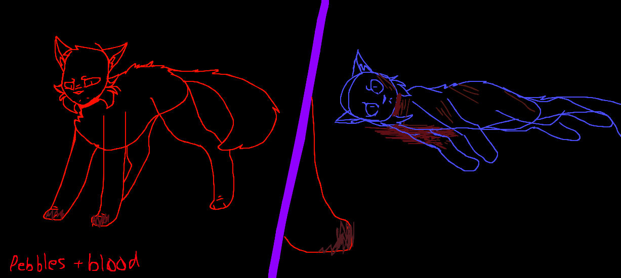 Ashfur's Death Remake Sketch by hollow-f0rest on DeviantArt