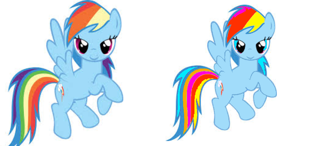 MLP Rainbow Dash Recolor by Angelofmsuic on DeviantArt