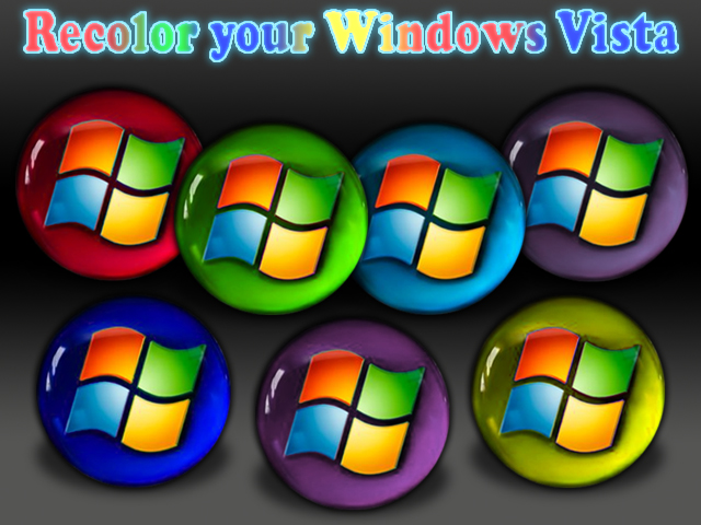 Recolor your Windows Vista by klen70 on DeviantArt