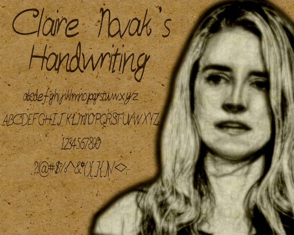 Claire's Handwriting by TheGeminiSage on DeviantArt