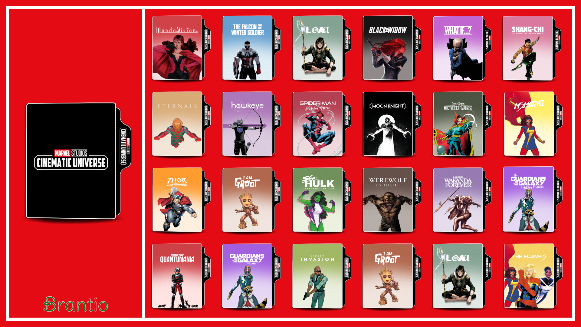 MCU - Multiverse Saga - Folder Icons - Part 1 by westerlo4 on DeviantArt