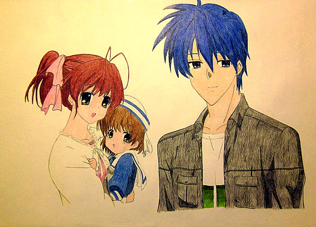 Nagisa, Ushio and Tomoya Clannad After Story by Allissei-Carmesi on ...
