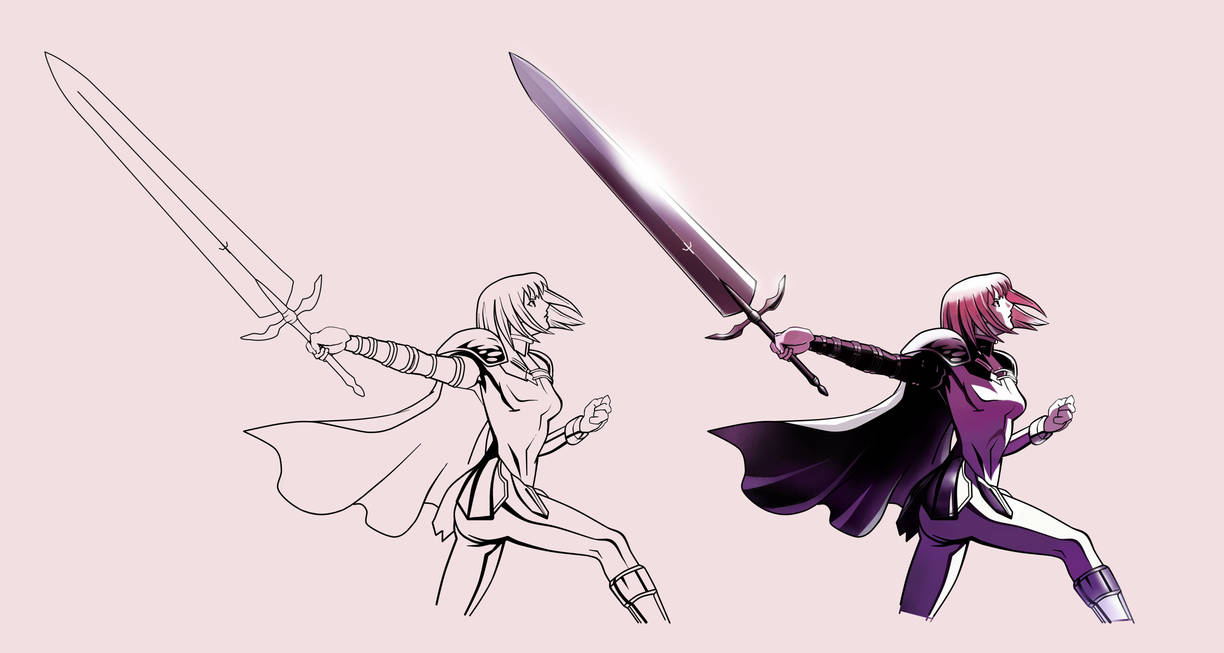 claymore - Clare lineart by sspit on DeviantArt