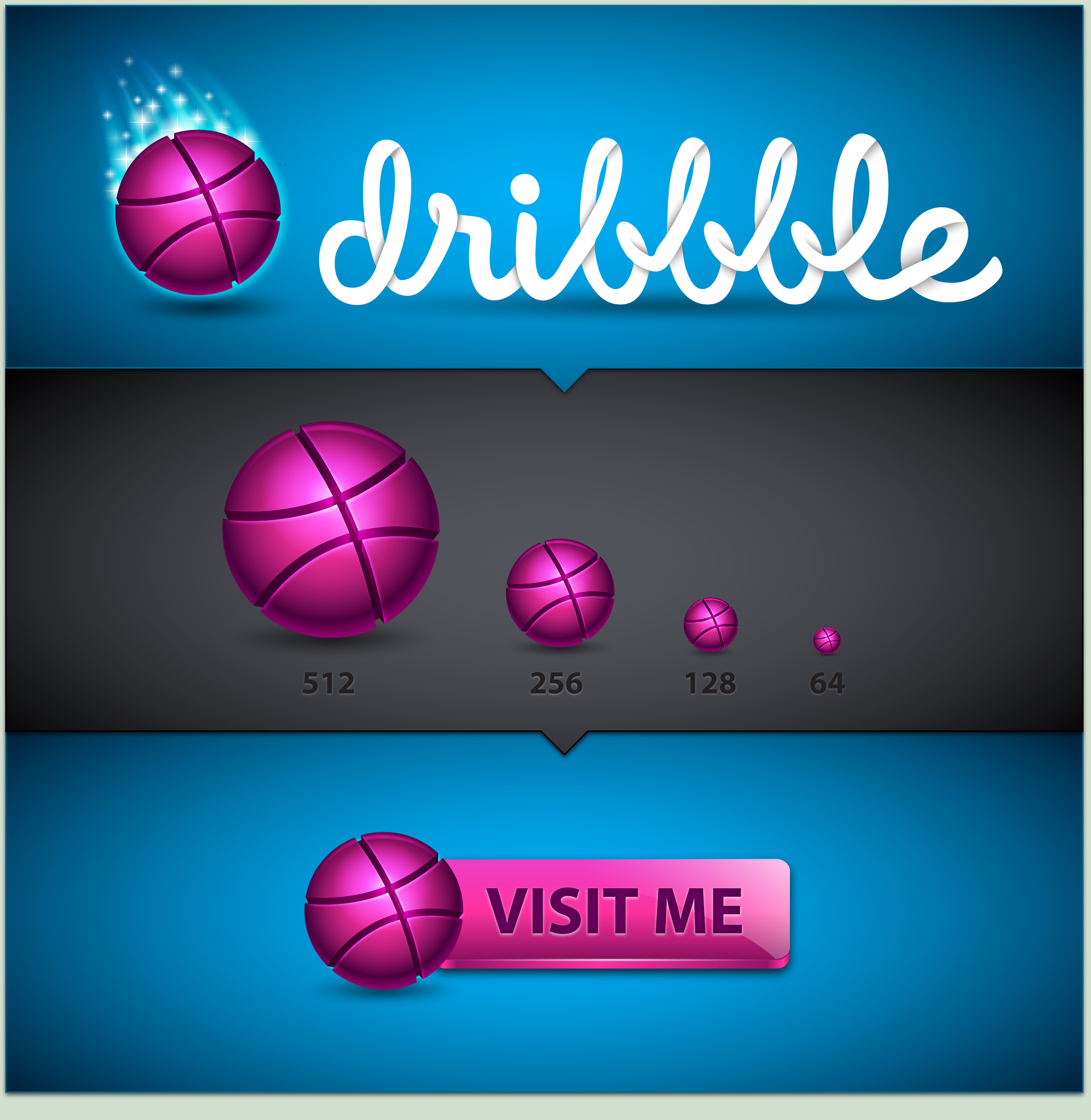 Dribbble Icon Set by MelissaReneePohl on DeviantArt