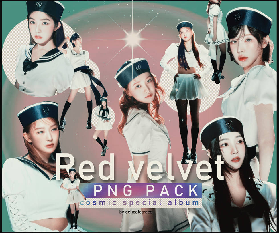 PNG PACK - Red velvet - Cosmic by delicatetrees on DeviantArt