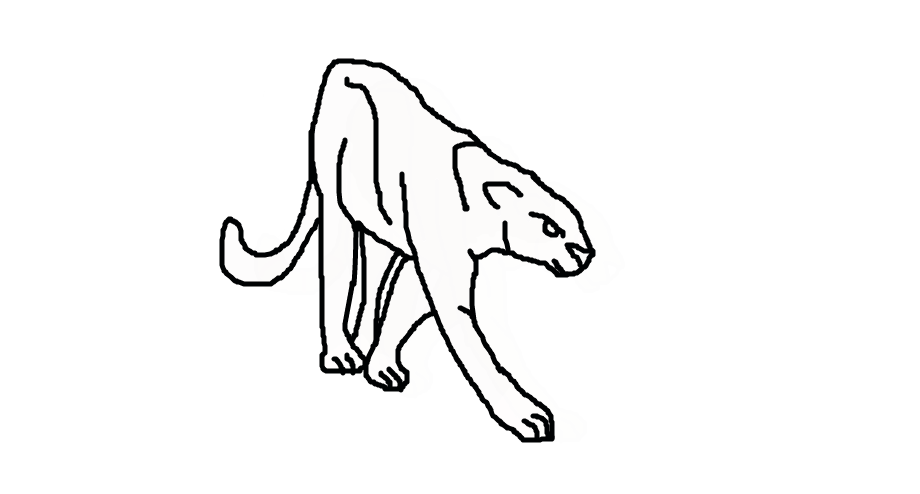 Panther Outline by Kagomestar23 on DeviantArt