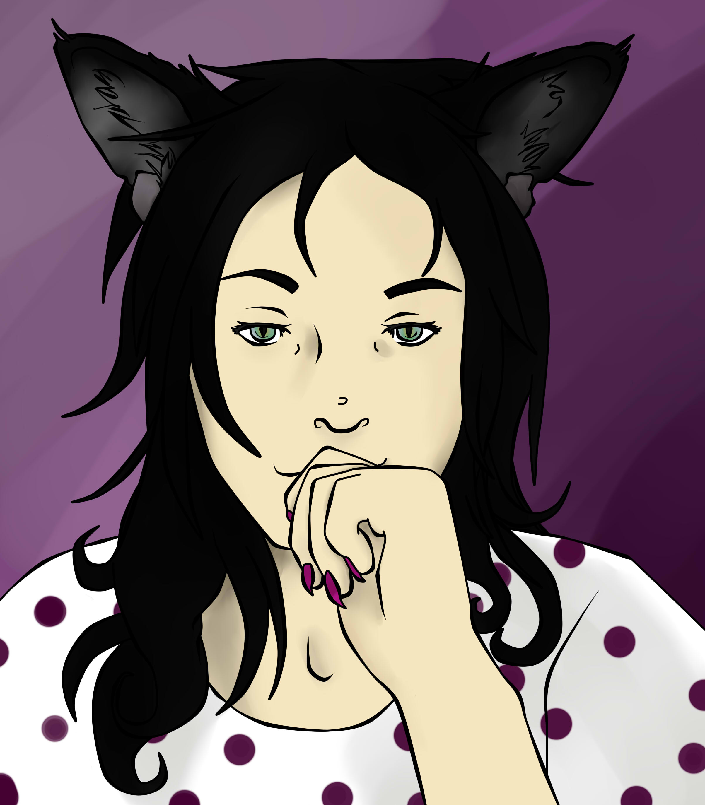 Commission: Smug Kitty by Lokier-Ame on DeviantArt