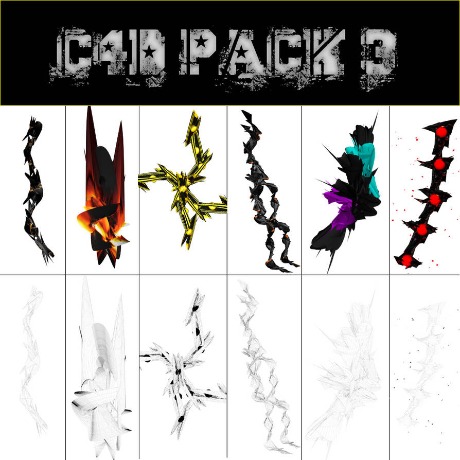 C4D PACK 3 by Bill-NoMind on DeviantArt