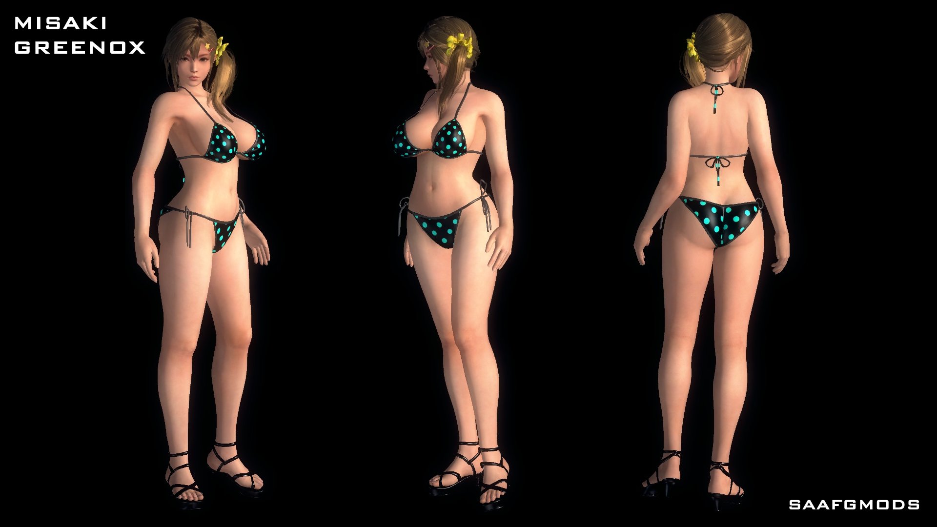 [DOA5LR DL] H-LOD MISAKI GREENOX MOD by SaafGMODS on DeviantArt