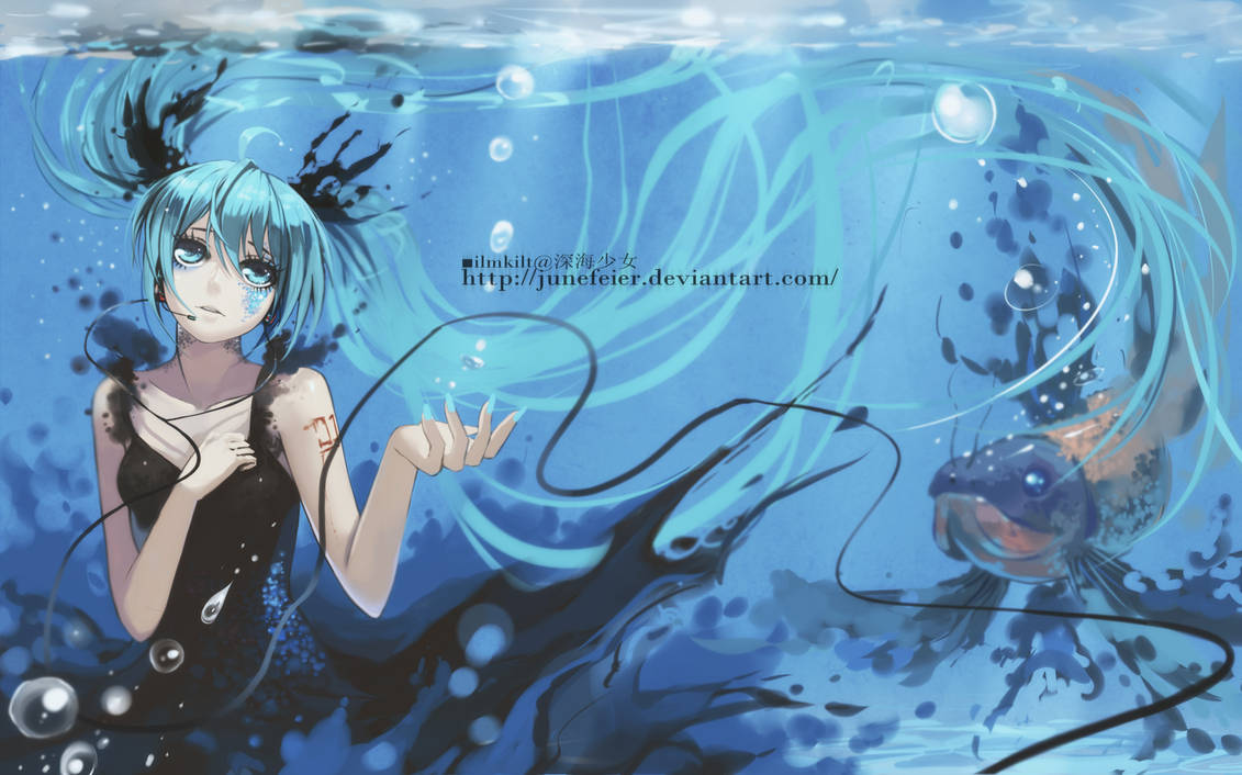 Deep-Sea Girl- Miku Hatsune Lyrics by OtakuForEternity on DeviantArt