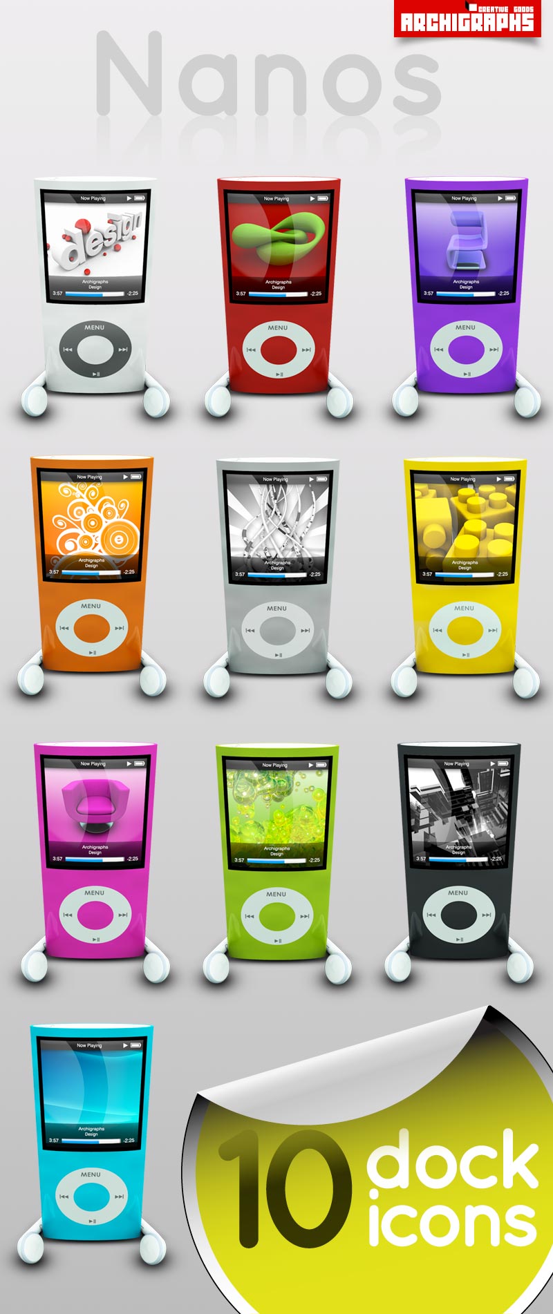 Archigraphs Nanos Icons by Cyberella74 on DeviantArt