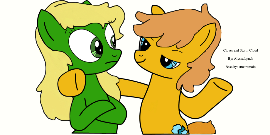 Clover and Storm Cloud by Scarletcat1 on DeviantArt