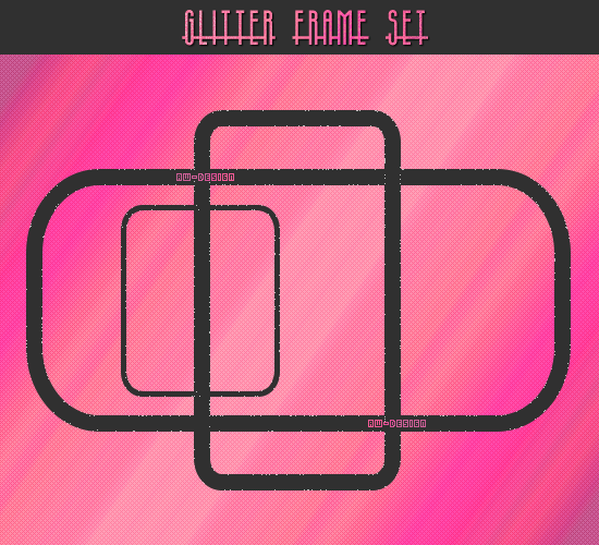 Glitter frame set by JulyBabie on DeviantArt