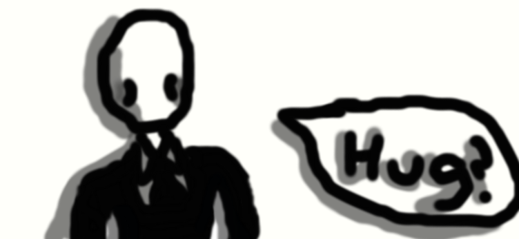 Hug?-Slender Man by ChicGreenx3 on DeviantArt