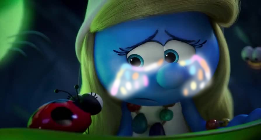 Smurfette's rainbow tears by Apigirl000 on DeviantArt