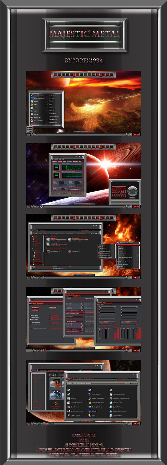 Majestic Metal Theme by nofx1994 on DeviantArt