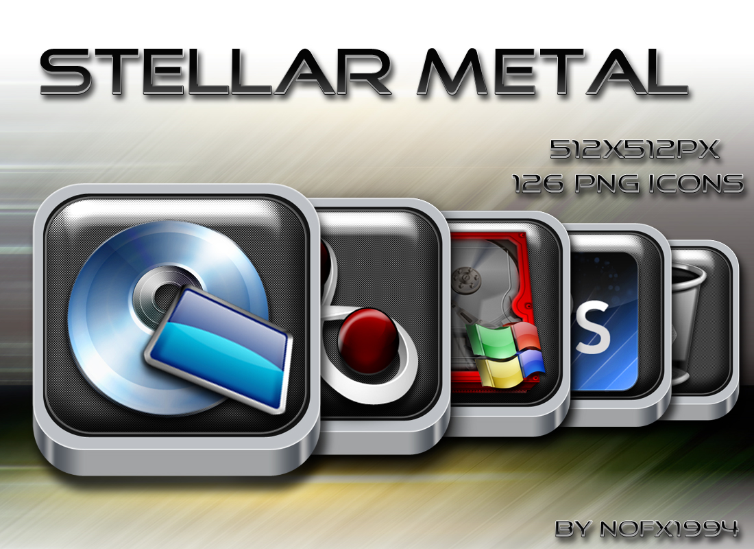 Stellar Metal Icon Set by nofx1994 on DeviantArt