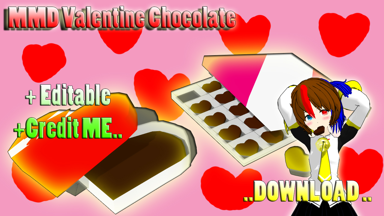MMD Valentine Chocolate DL by mikukuregel on DeviantArt