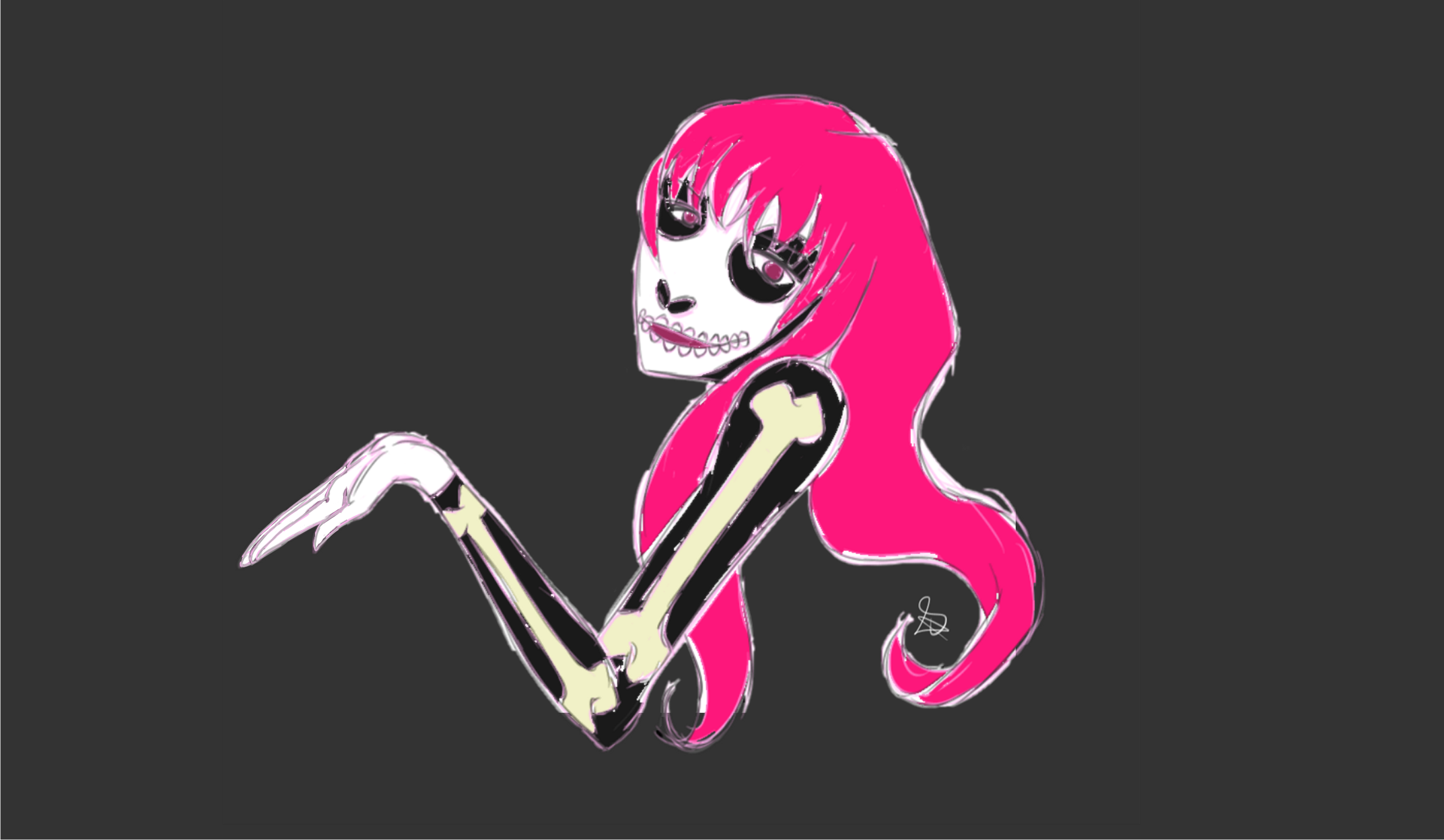 Skeletal Girl1Skeletal Girl by Skuns88 on DeviantArt