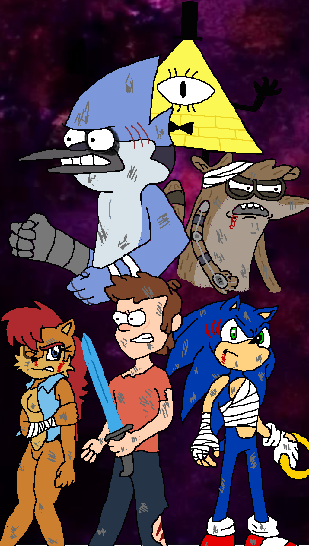 Shattered Dimensions Cover Art by Drawingnow13 on DeviantArt