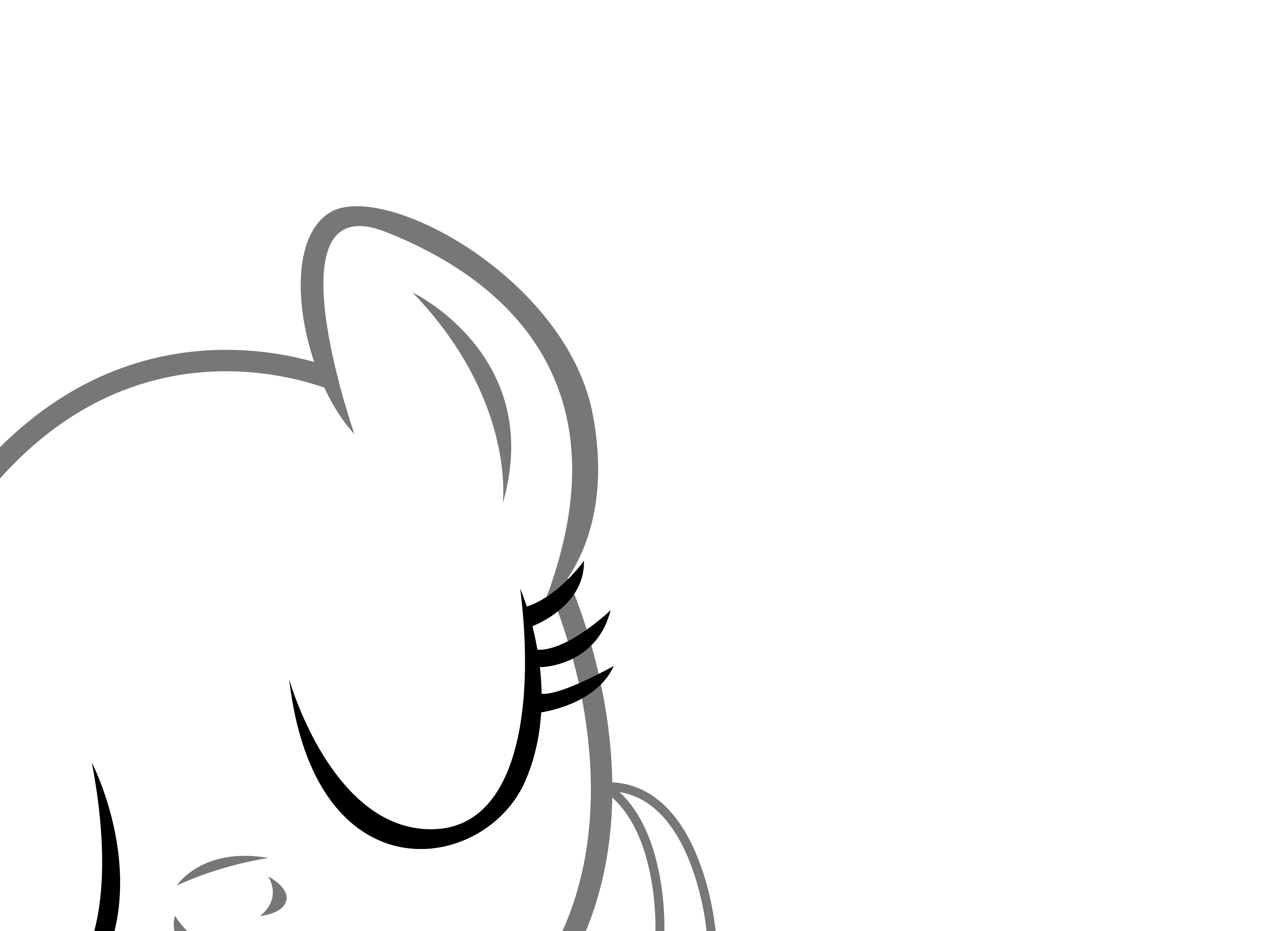 Pony Smooch Outline : Normal by ShadyHorseman on DeviantArt