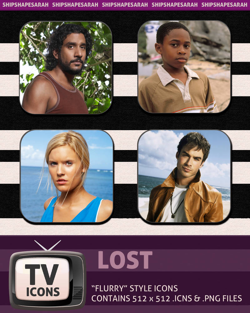 Lost Character Icon Set III by shipshapesarah on DeviantArt