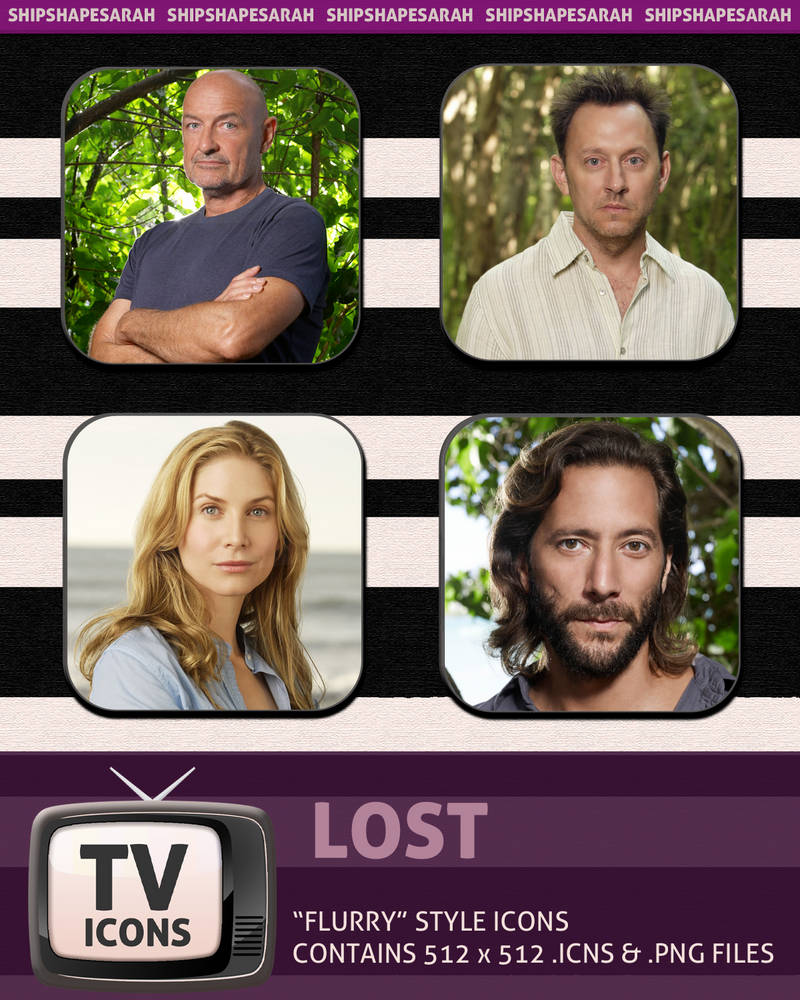 Lost Character Icon Set IV by shipshapesarah on DeviantArt