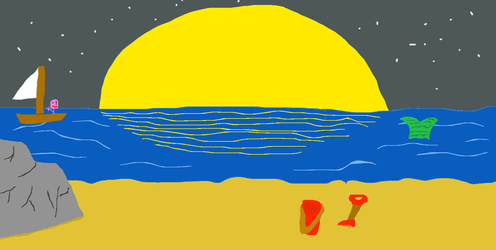 The Beach by GeorgiaGinger on DeviantArt