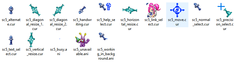 Space Channel 5 Mouse Cursor Set by SAB64 on DeviantArt