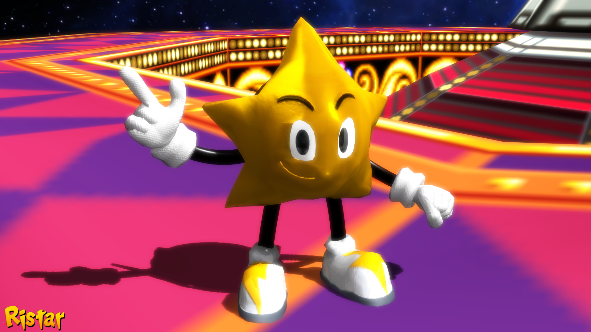 (MMD/FBX Model) Ristar Download by SAB64 on DeviantArt