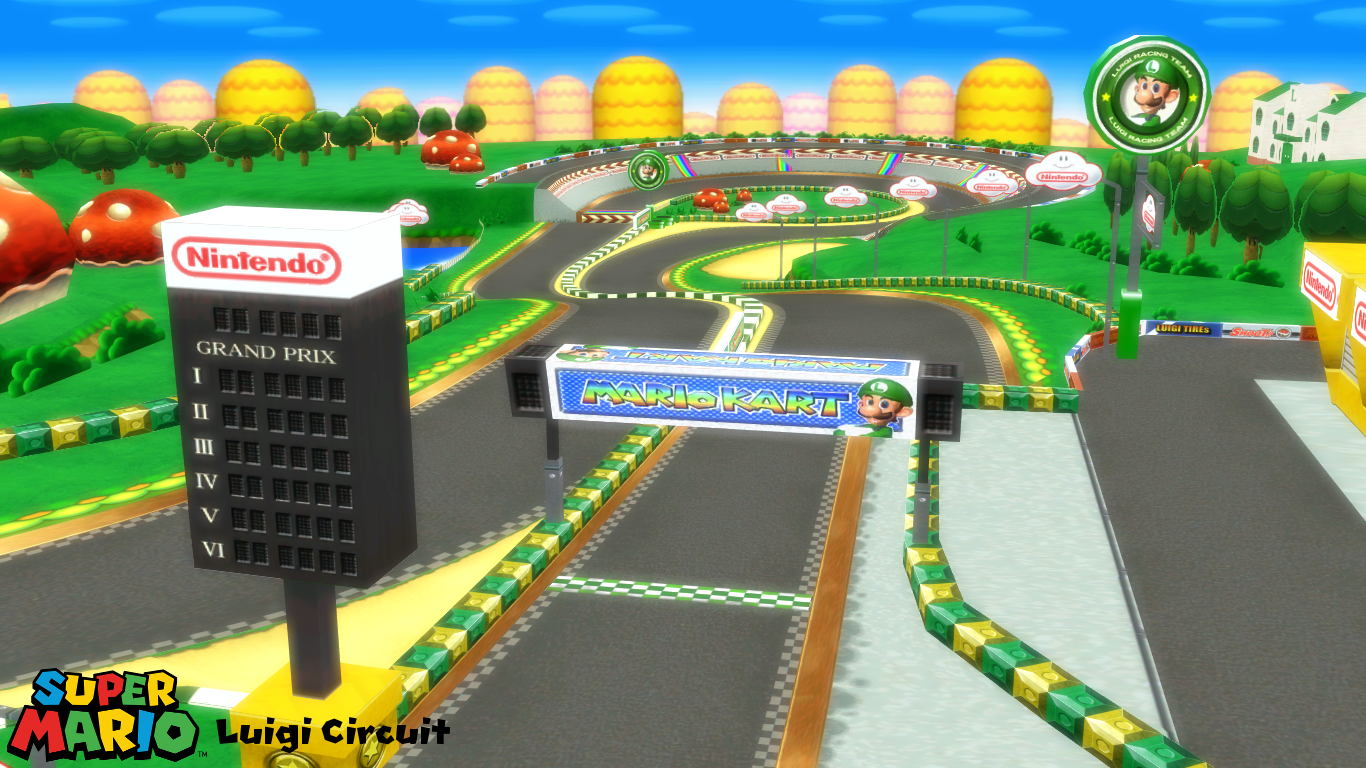 (MMD Stage) Luigi Circuit Download by SAB64 on DeviantArt