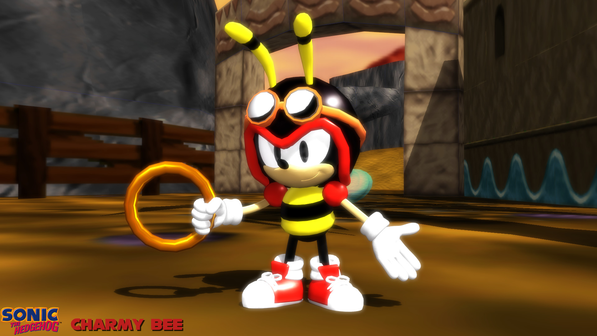 (MMD/FBX Model) Charmy Bee Classic Download by SAB64 on DeviantArt