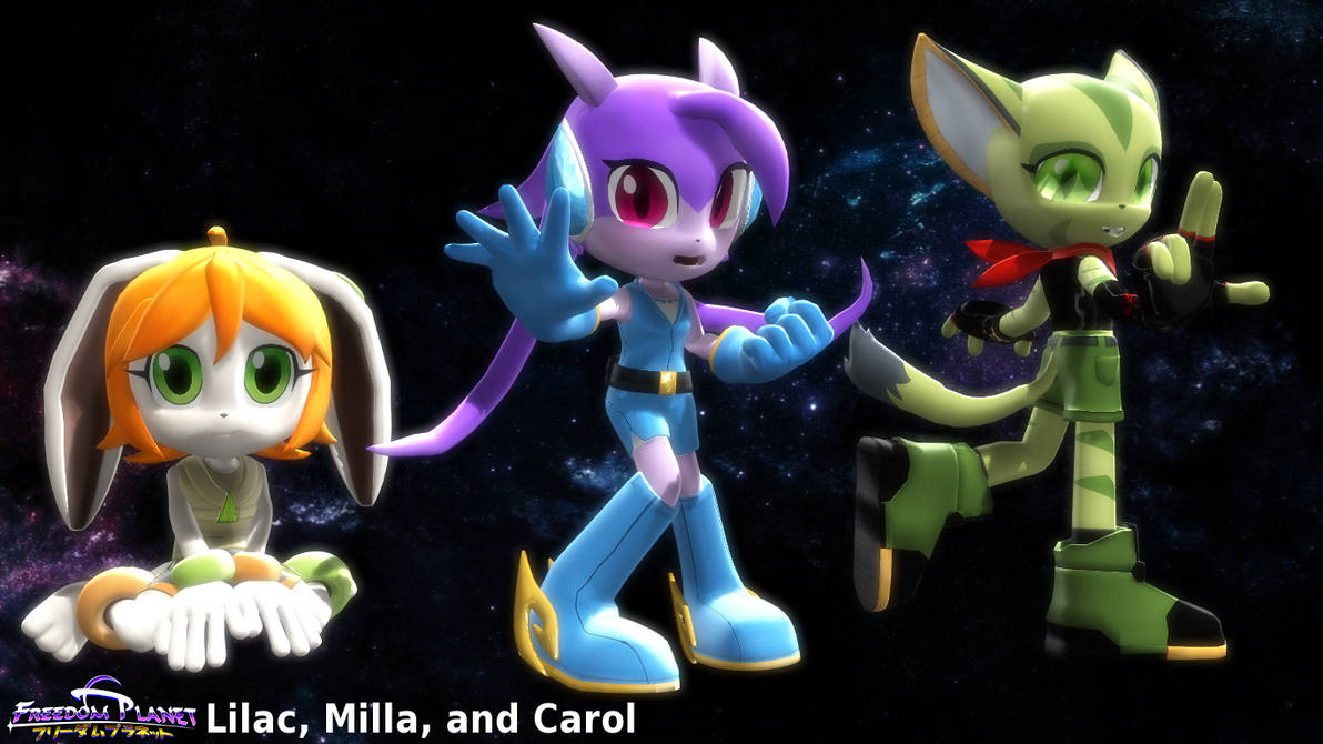 (MMD Model) Lilac, Milla, and Carol Download by SAB64 on DeviantArt