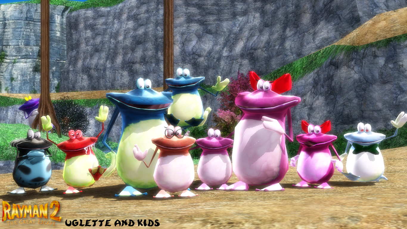 (MMD Model) Uglette and Kids Download by SAB64 on DeviantArt