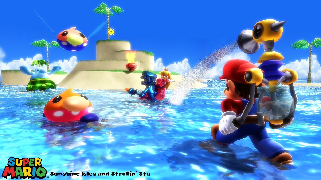 (MMD Stage/Model) Sunshine Isles/Strollin' Stu DL by SAB64 on DeviantArt