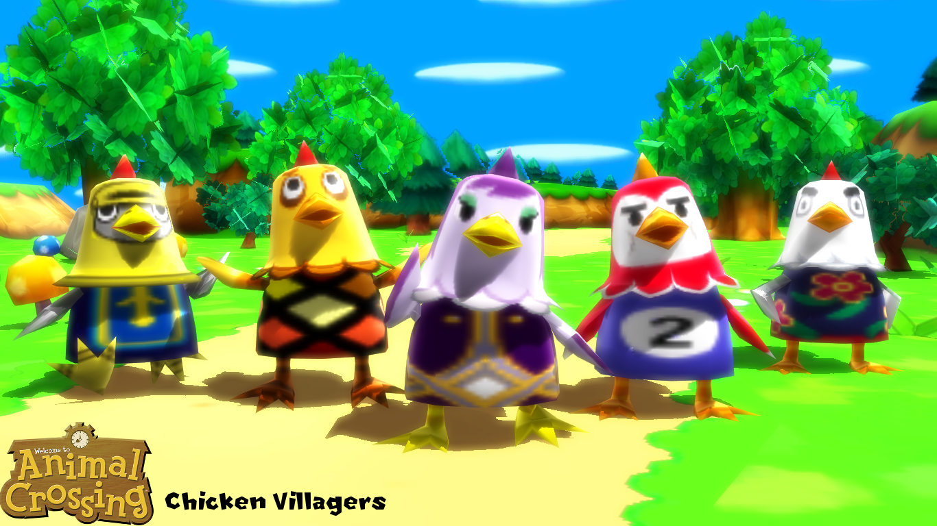 (MMD Model) Chicken Villagers Download by SAB64 on DeviantArt