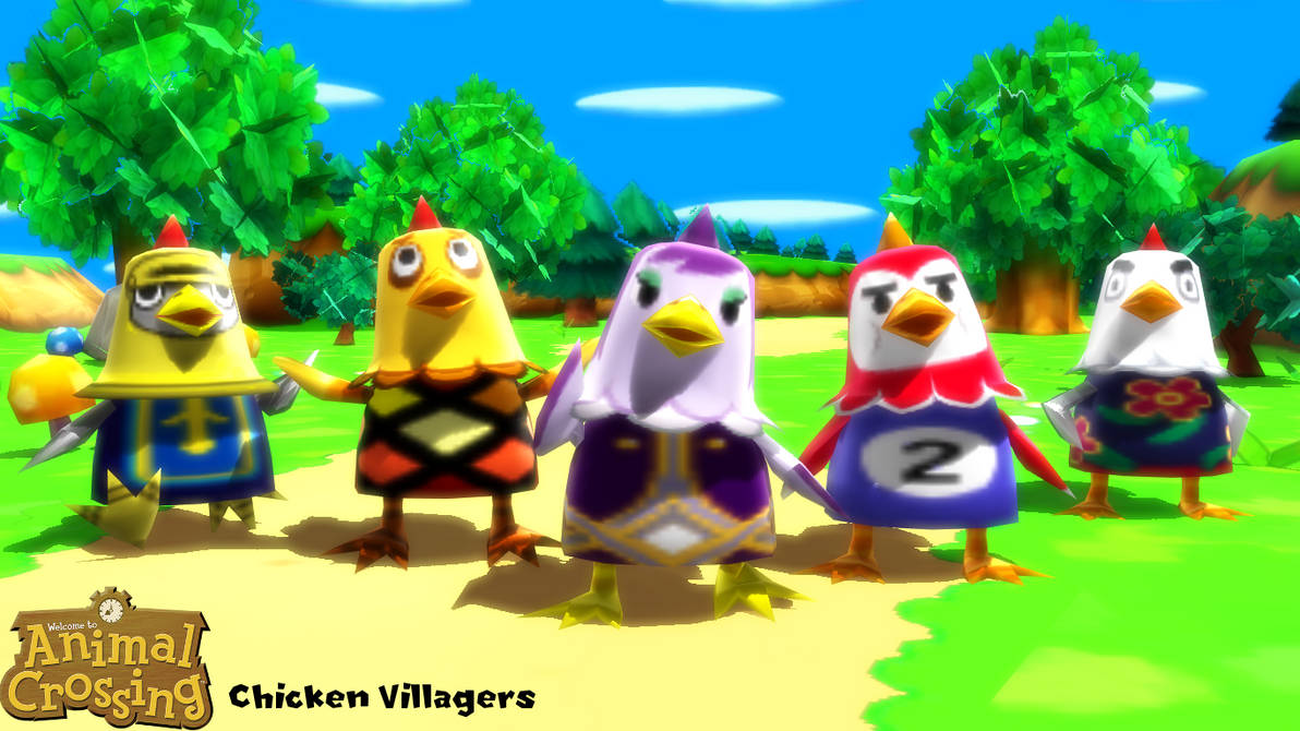 (MMD Model) Chicken Villagers Download by SAB64 on DeviantArt