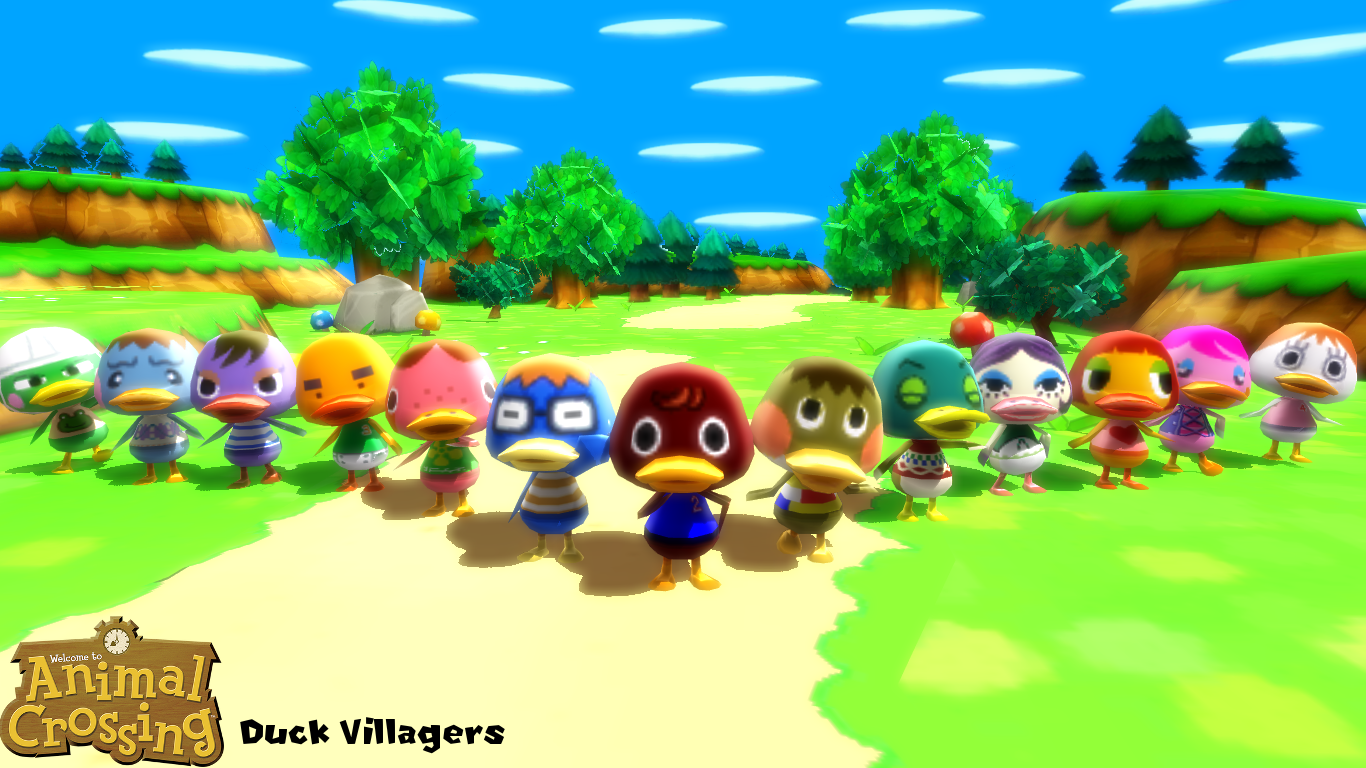 (MMD Model) Duck Villagers Download by SAB64 on DeviantArt