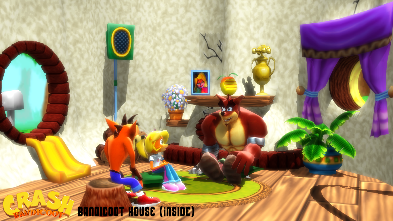 (MMD Stage) Bandicoot House (Inside) Download by SAB64 on DeviantArt