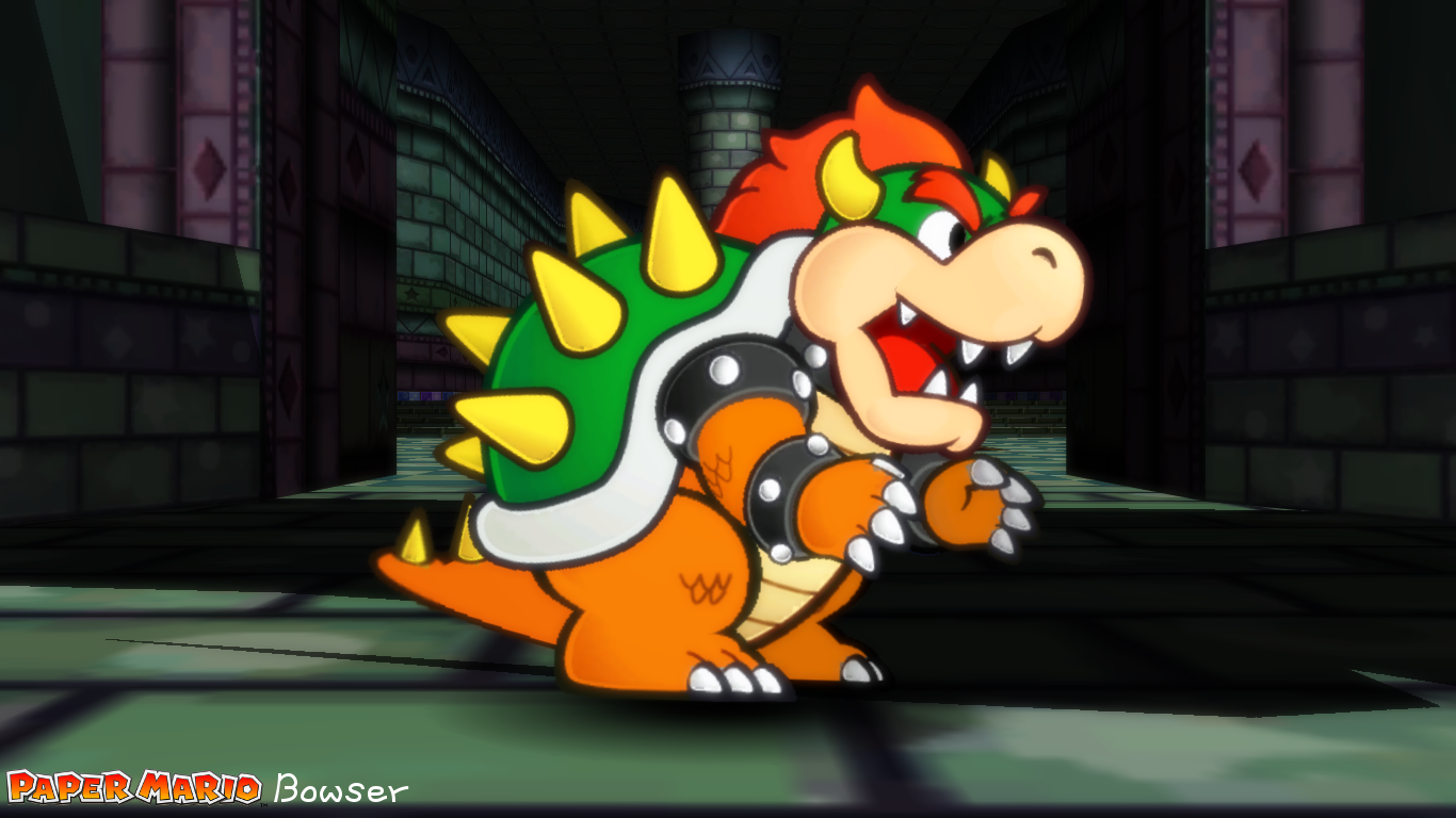 (MMD Model) Paper Bowser Download by SAB64 on DeviantArt