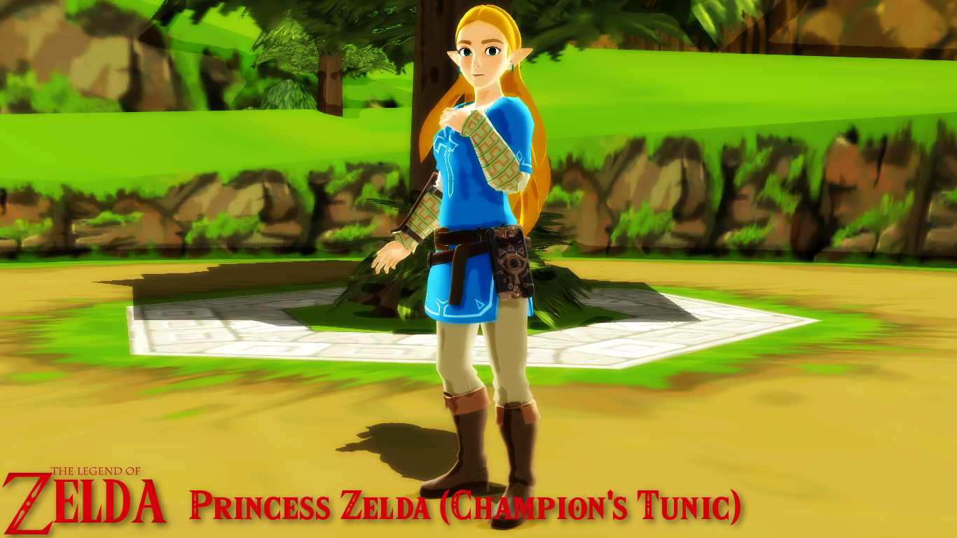(MMD Model) Princess Zelda - Champion's Tunic DL by SAB64 on DeviantArt