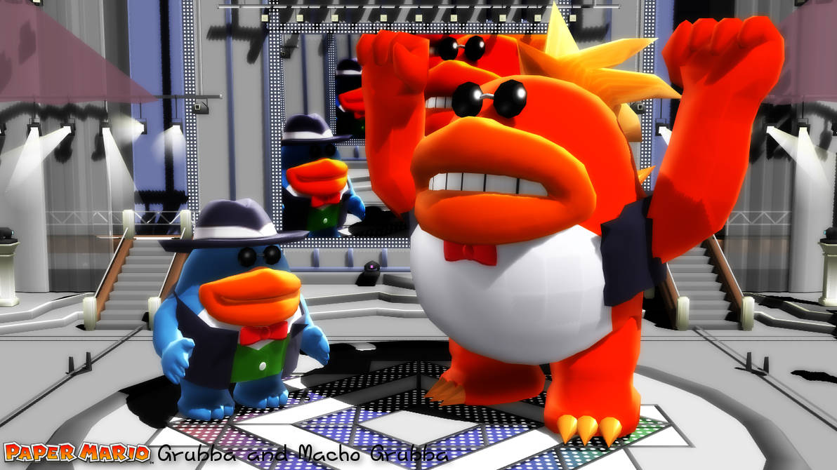 (MMD/FBX Model) Grubba and Macho Grubba (3D) DL by SAB64 on DeviantArt