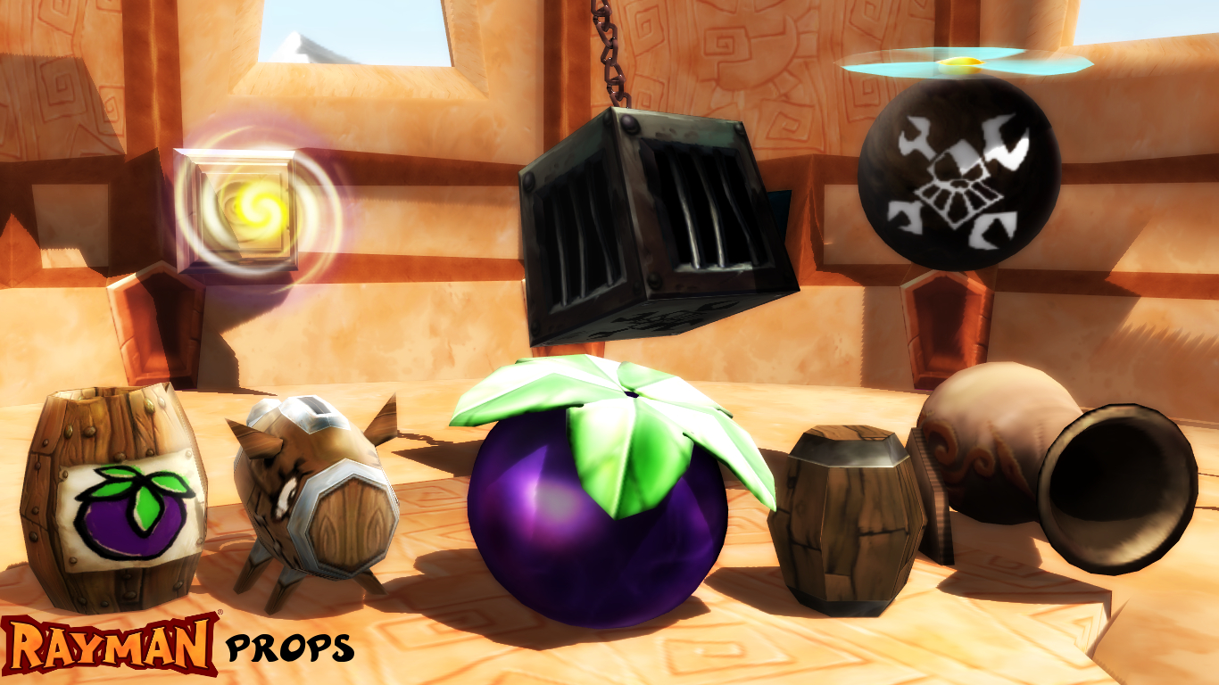 (MMD/XPS Model) Rayman Props Download by SAB64 on DeviantArt